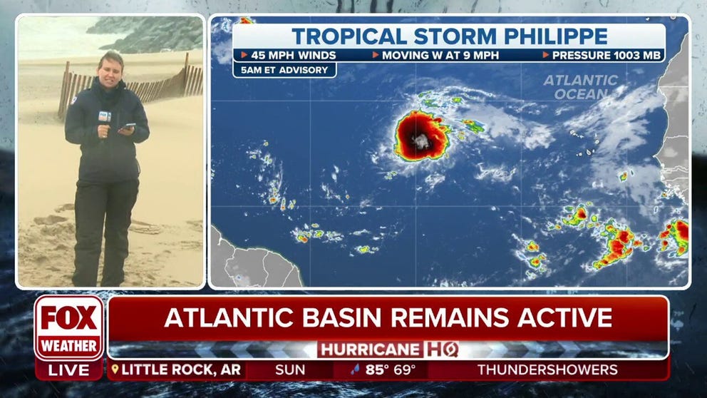 Tropical Storm Philippe to strengthen as new tropical depression could ...