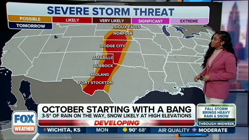 October’s first storm bringing heavy rain, snow that will break the ...