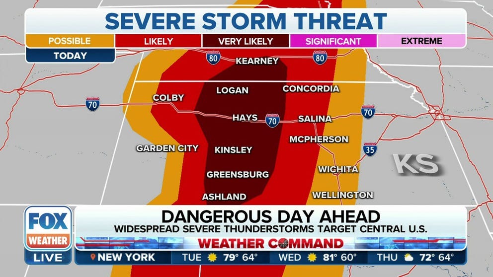 Fall storm bringing threats of severe weather, flooding as system ...