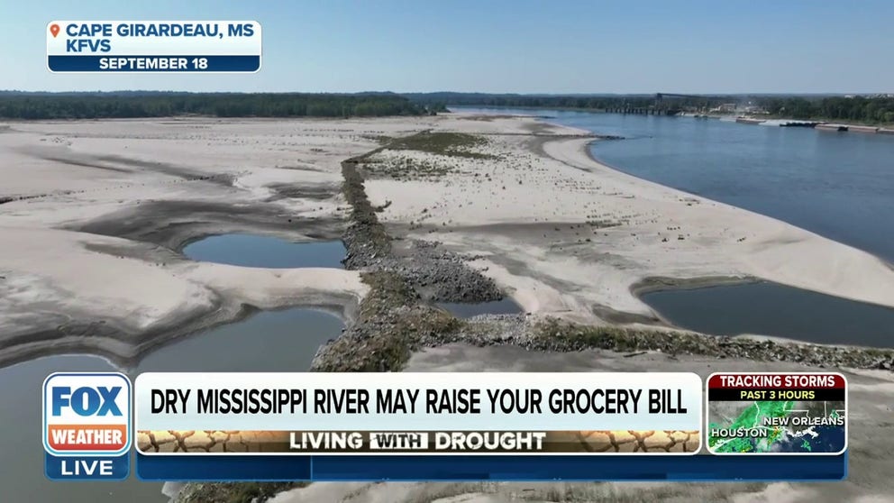 How a dry Mississippi River can impact your wallet | Latest Weather ...