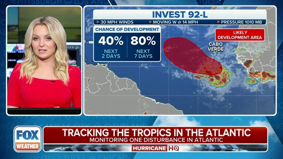 Development chances increase for Invest 92L in the Atlantic | Latest ...