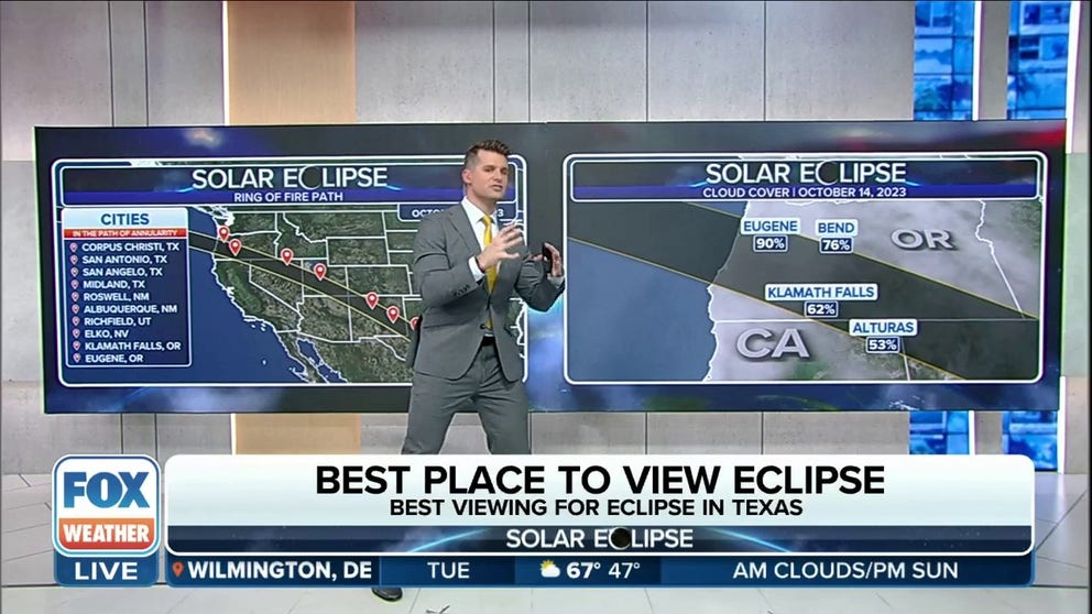 Millions from Texas to Oregon hope for cloudless sky to witness 'ring ...