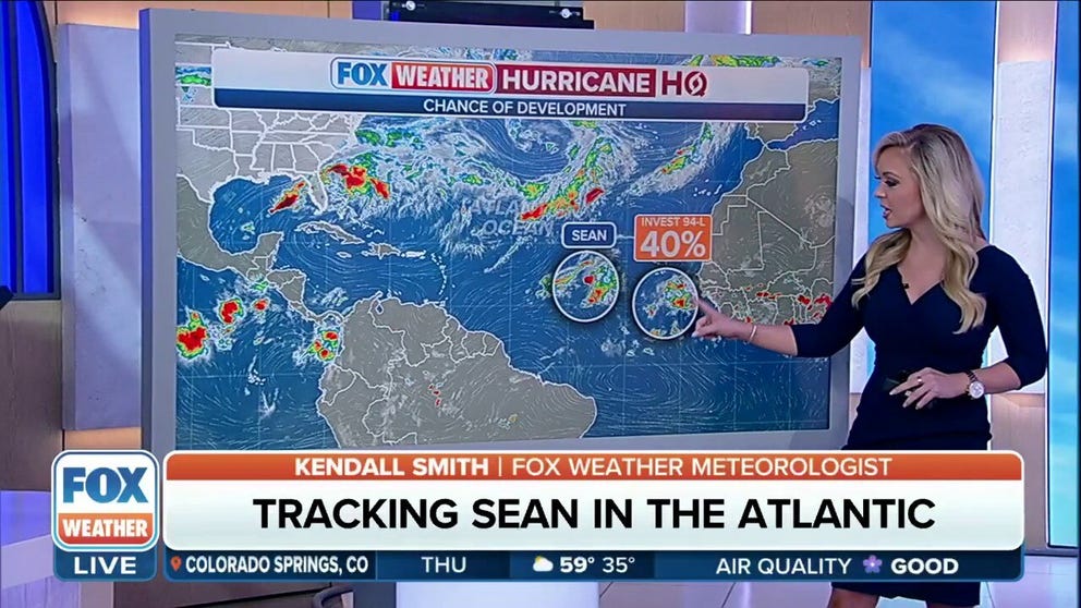 Sean strengthens back into tropical storm, Invest 94L has low chance of ...