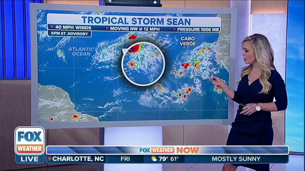 Sean moves northwestward in Atlantic basin | Latest Weather Clips | FOX ...