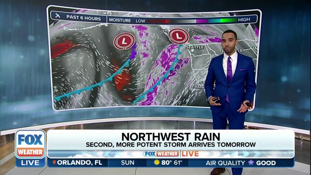 Here comes the rain Pacific Northwest | Latest Weather Clips | FOX Weather