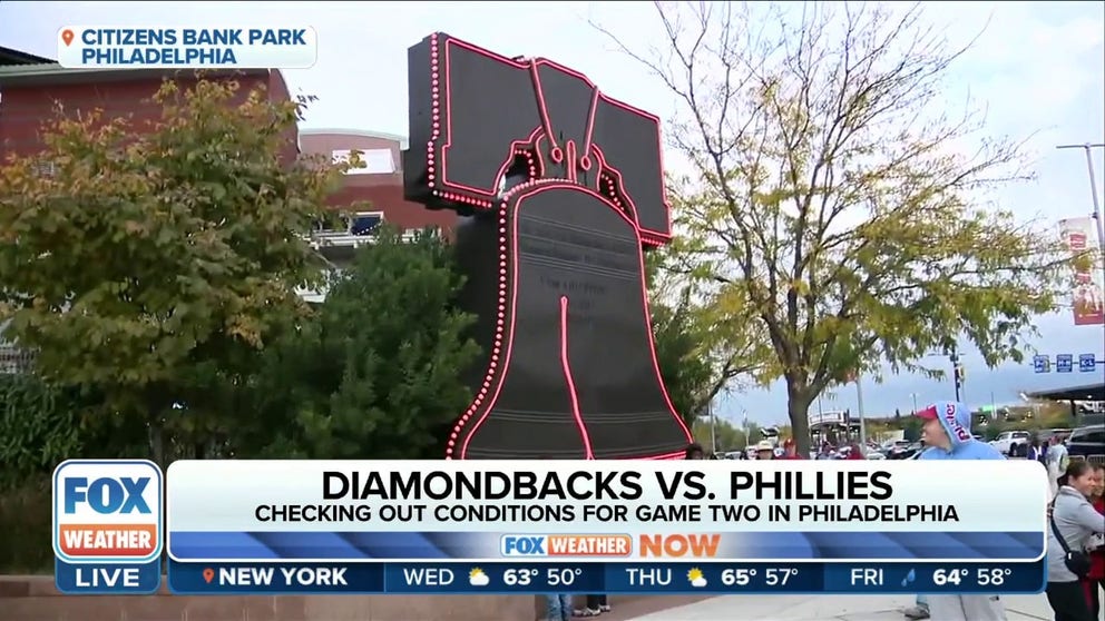 Weather looks pleasant as Phillies face Diamondbacks for NLCS Game 2 ...