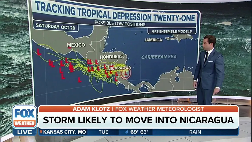 Tracking Tropical Depression Twenty-One | Latest Weather Clips | FOX ...