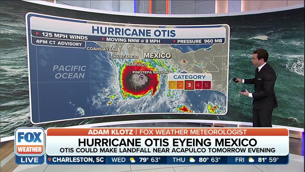 Hurricane Otis becomes major hurricane on final approach to Mexico ...