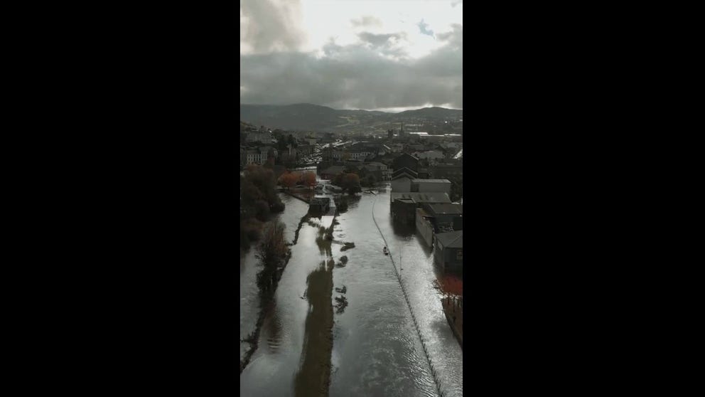 Watch: Drone video of Storm Ciaran flooding Ireland | Latest Weather ...