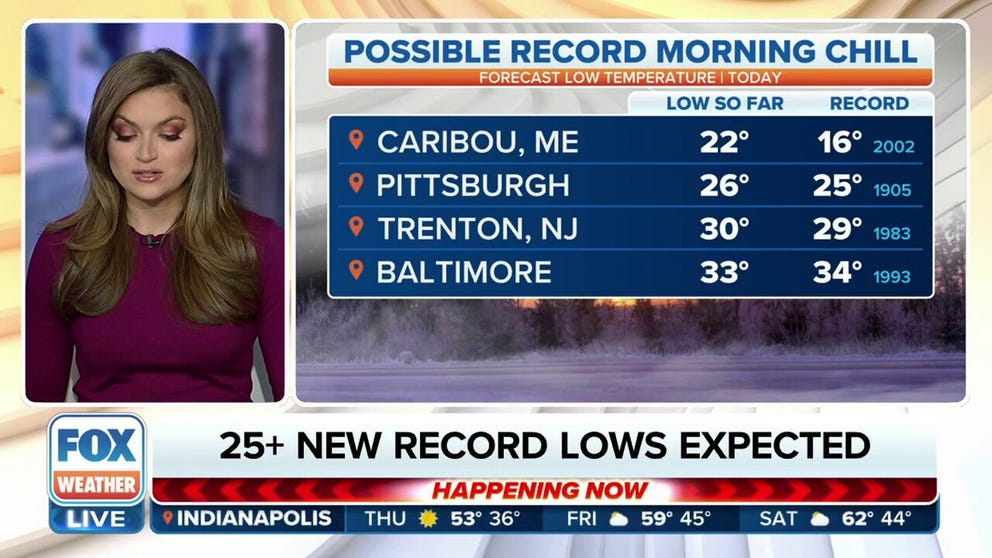 More record cold blasting millions in eastern US | Latest Weather Clips ...