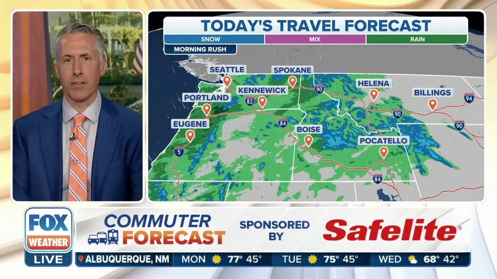 FOX Weather commuter forecast: How travel conditions look across the U ...