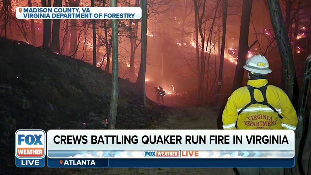 National Guard called in to battle Virginia's Quaker Run Fire | Latest ...