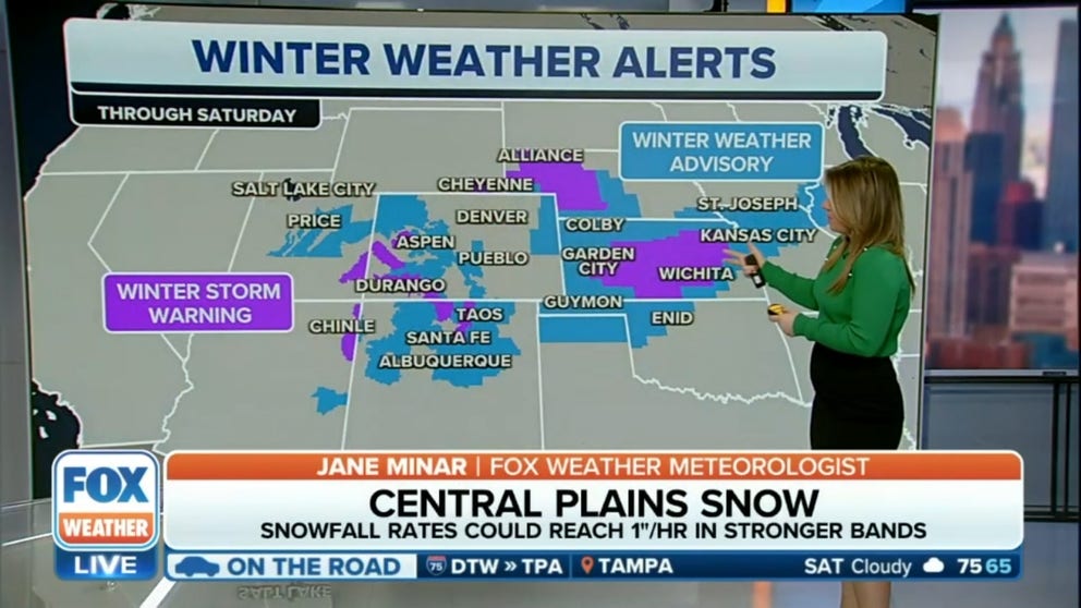 Winter weather alerts up for most of Kansas as first snow hits Central ...