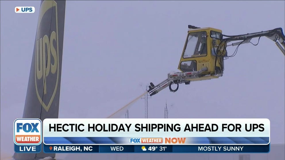 UPS meteorologists use weather forecasts to ensure holiday packages ...