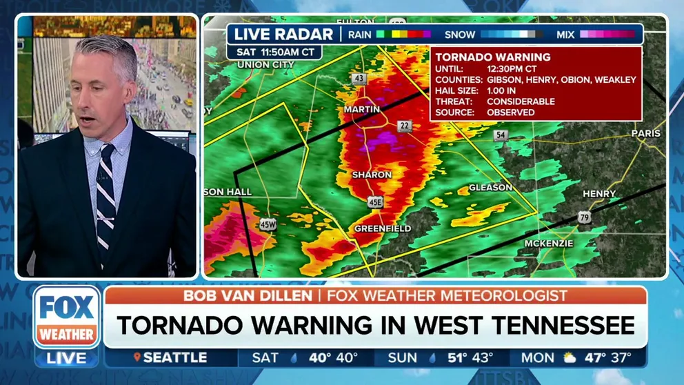 'Particularly dangerous situation' as tornado tracks through Tennessee ...