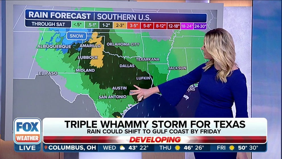 Texas to be hit with rain, snow and floods this week | Latest Weather ...
