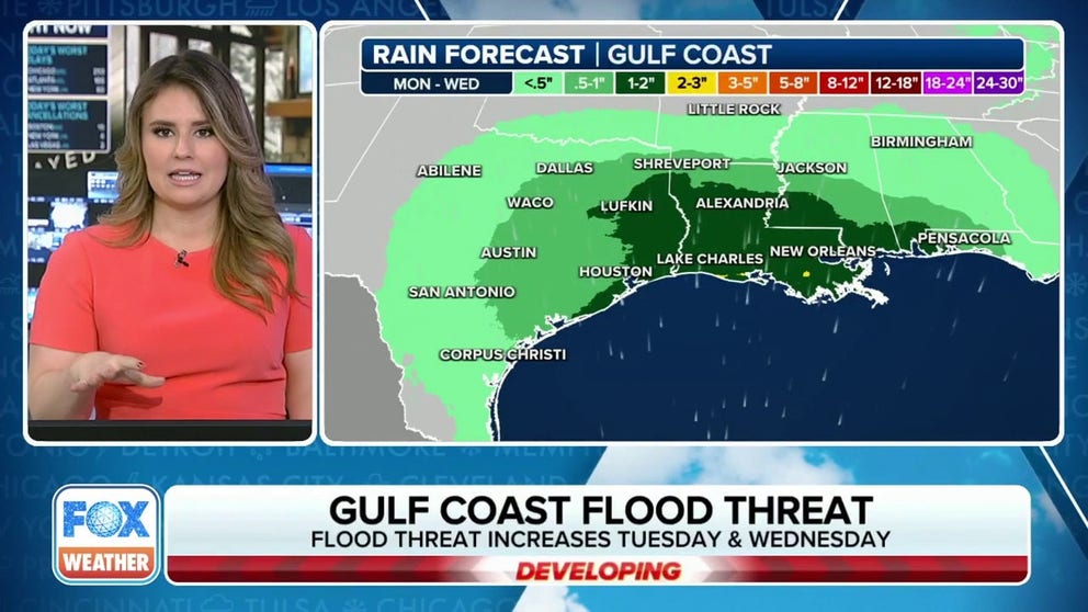 Gulf Coast flooding threat to start 2024 | Latest Weather Clips | FOX ...