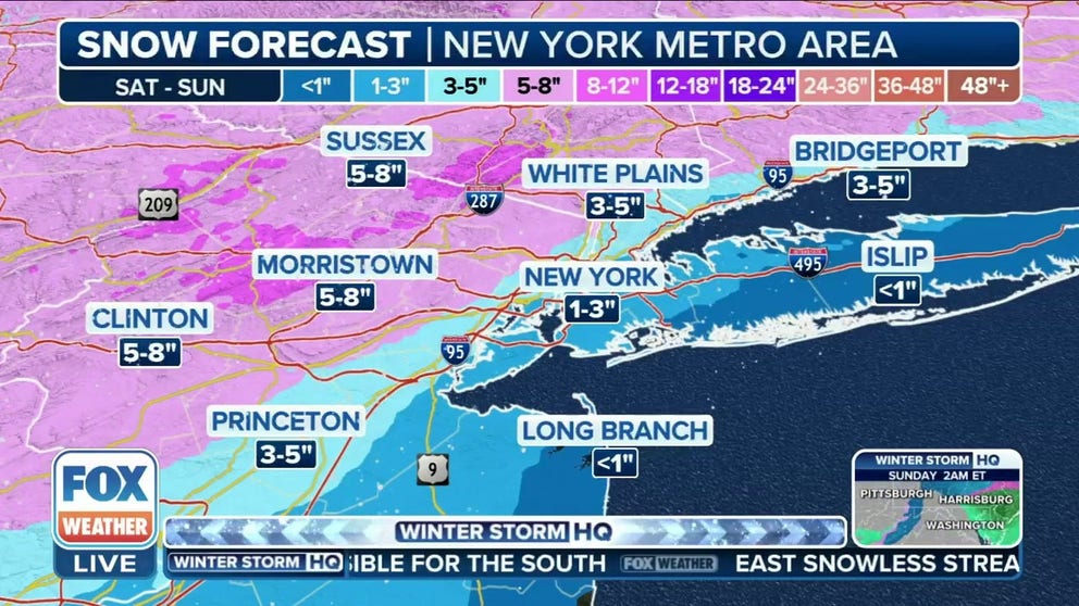 Winter storm takes aim at Northeast this weekend with snow, rain and ...