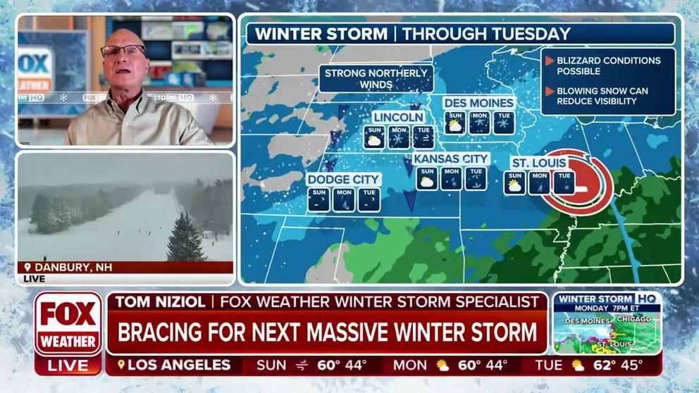 Blizzard, severe storms and flooding accompany new winter storm ...