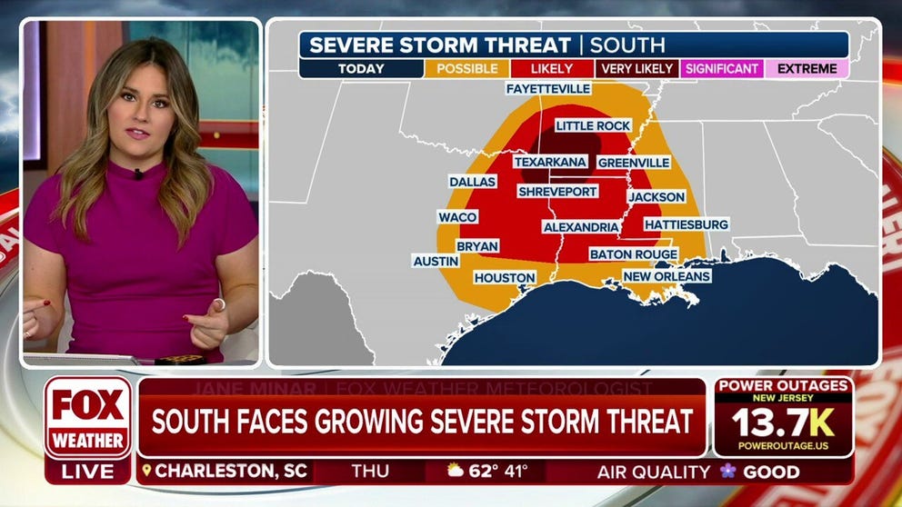 South faces growing severe storm threat | Latest Weather Clips | FOX ...