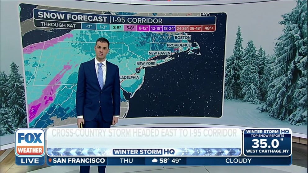 Winter storm to bring snow, ice threat to East | Latest Weather Clips ...