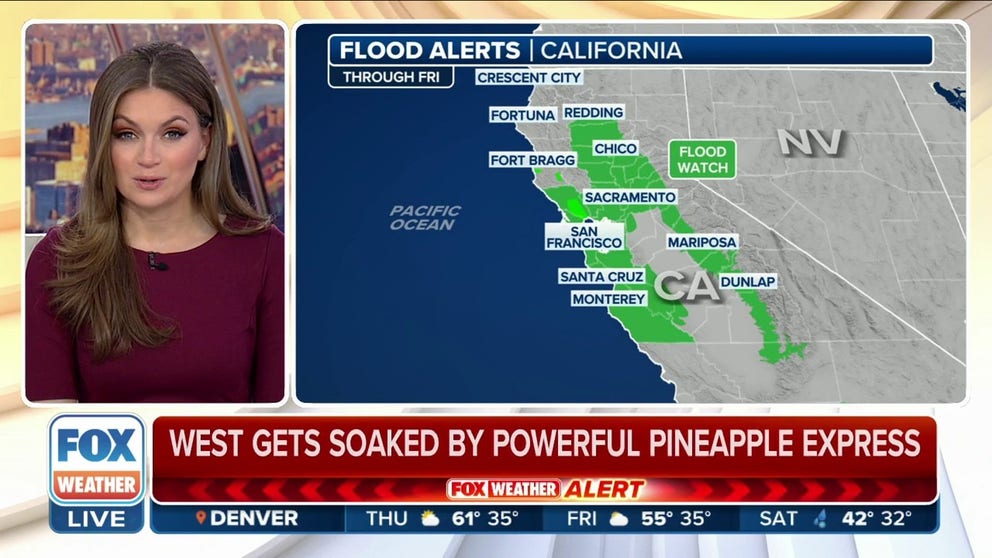 Atmospheric river blasting the West with another one in sight | Latest ...