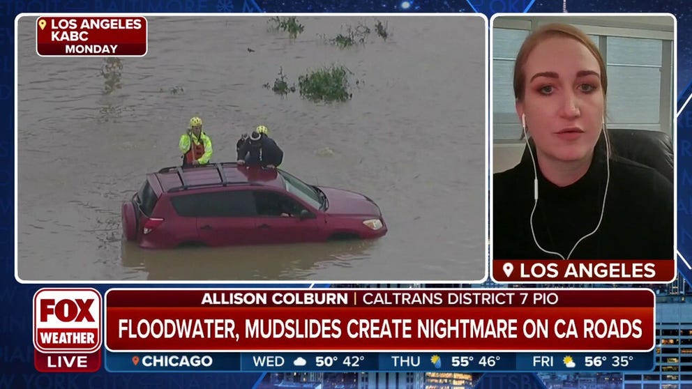 Floodwater, mudslides create nightmare on California roads | Latest ...