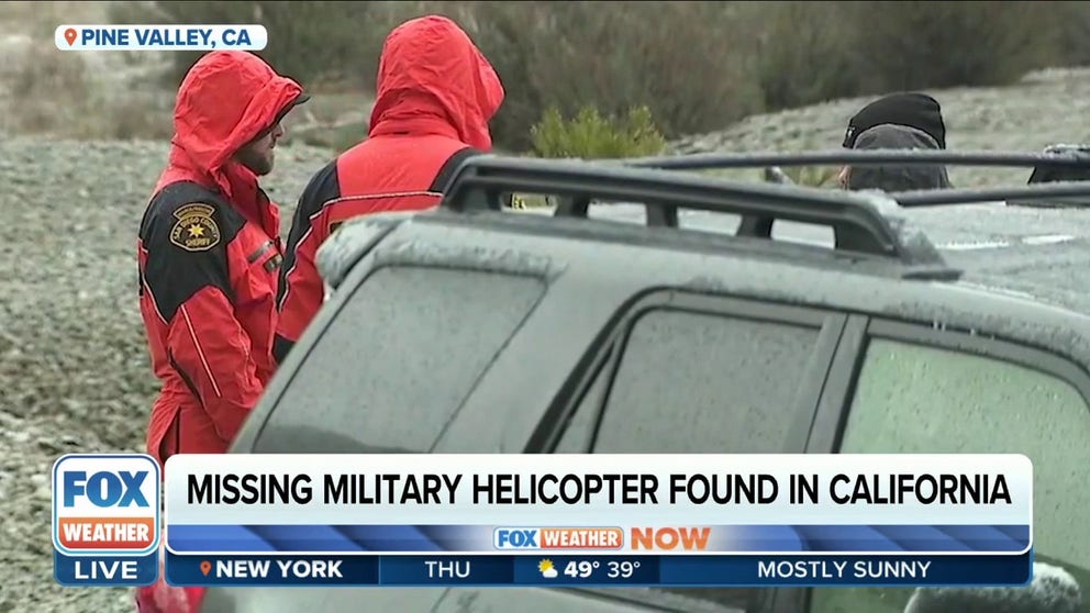 Military helicopter missing in California has been found but search for ...