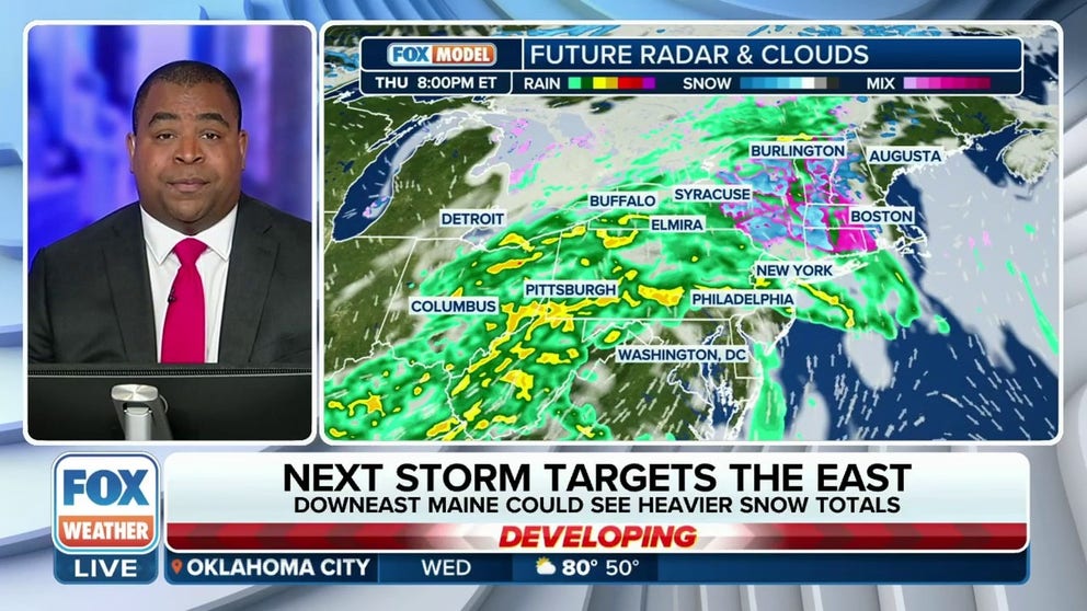 Next storm system targets entire East Coast by Friday | Latest Weather ...