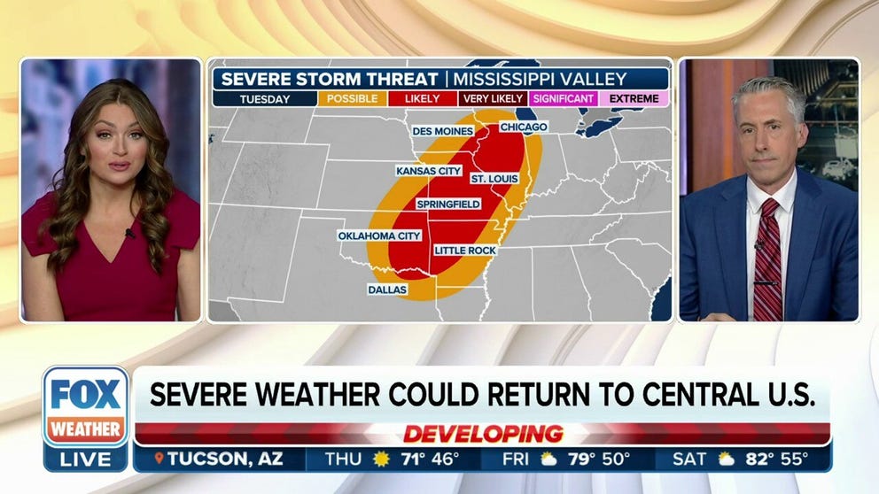 Trouble brewing from next cross-country storm expected to bring severe ...
