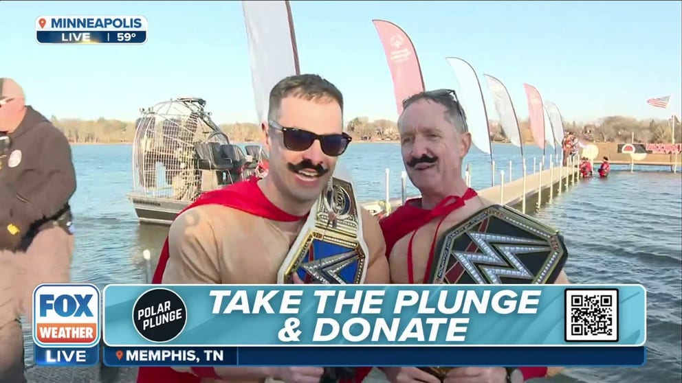 Ian Oliver joins Polar Plunge in Minneapolis with FOX 9's Ian Leonard ...