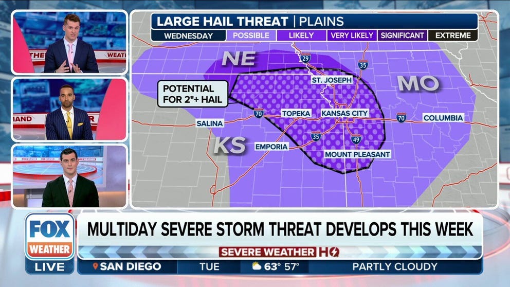 Multiday severe weather threat has millions on alert from Plains to ...