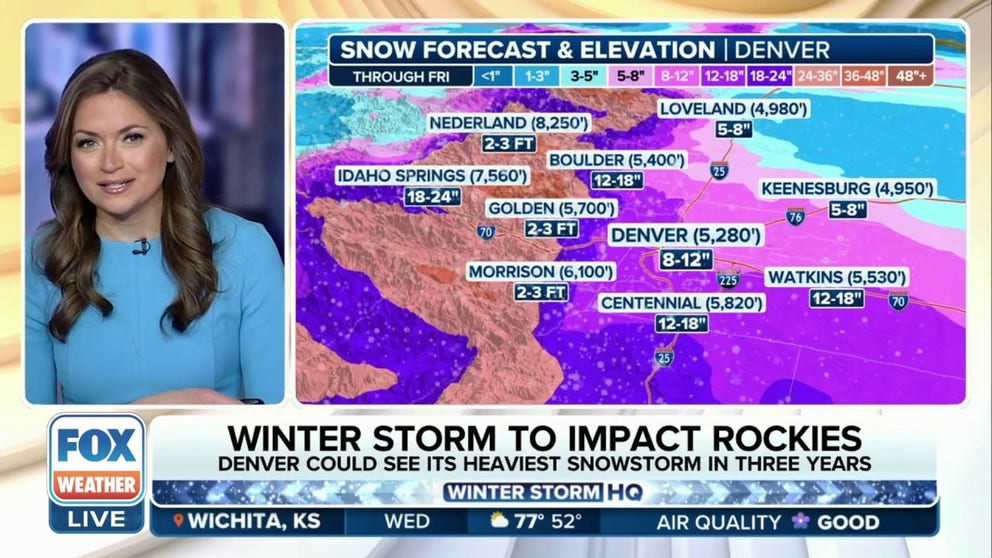 Denver set to be slammed by what could be biggest snowstorm in 3 years ...