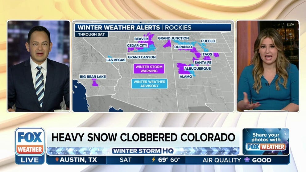 Four Corners snow just won't quit as stubborn low keeps spinning in ...