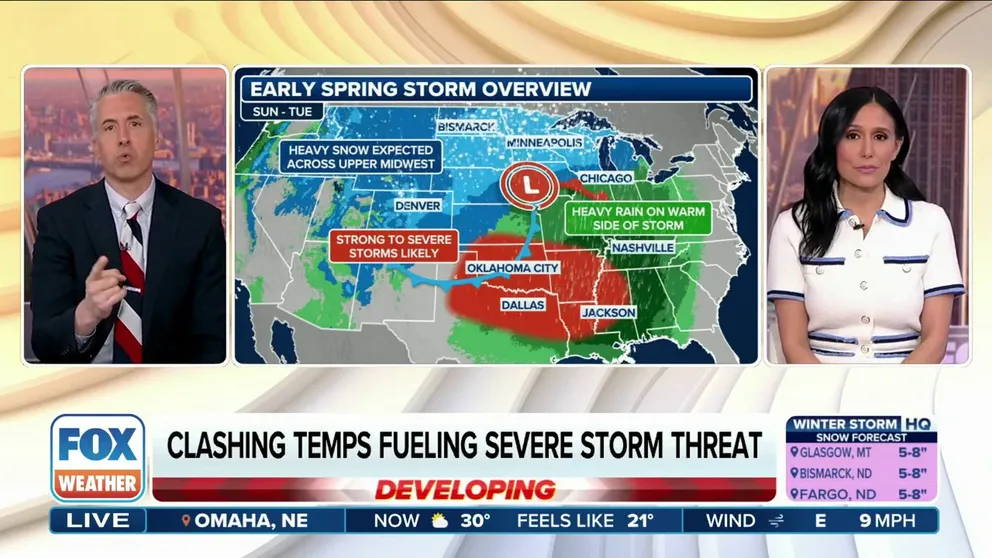 Spring storm to unleash heavy snow, severe weather on America | Latest ...