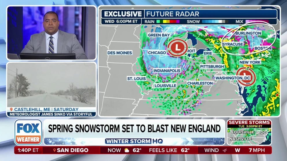 Powerful winter storm to dump heavy snow across Northeast, New England ...