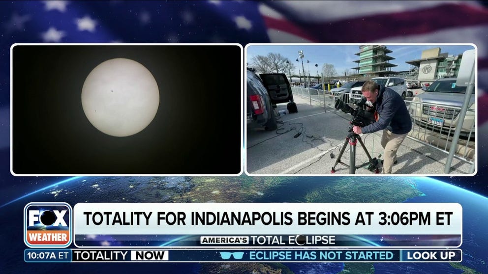 Excitement builds in Indianapolis for total solar eclipse Monday ...
