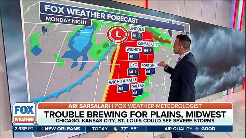 Severe storms to target Plains, Midwest during workweek | Latest ...