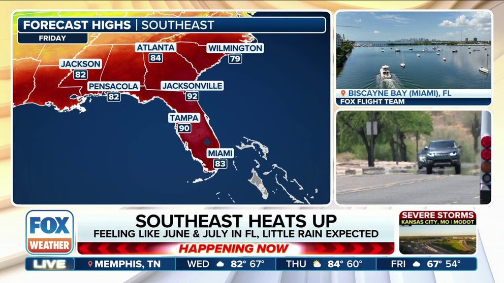 Florida flirts with summerlike temperatures topping 90 degrees this ...