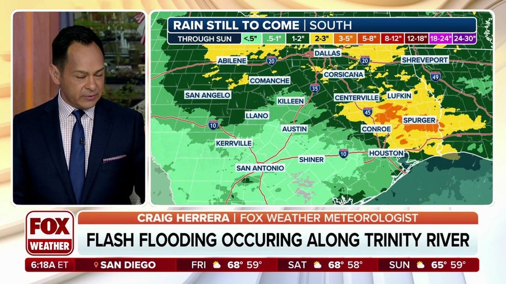 Flood watches, warnings in effect as torrential rain pounds parts of ...