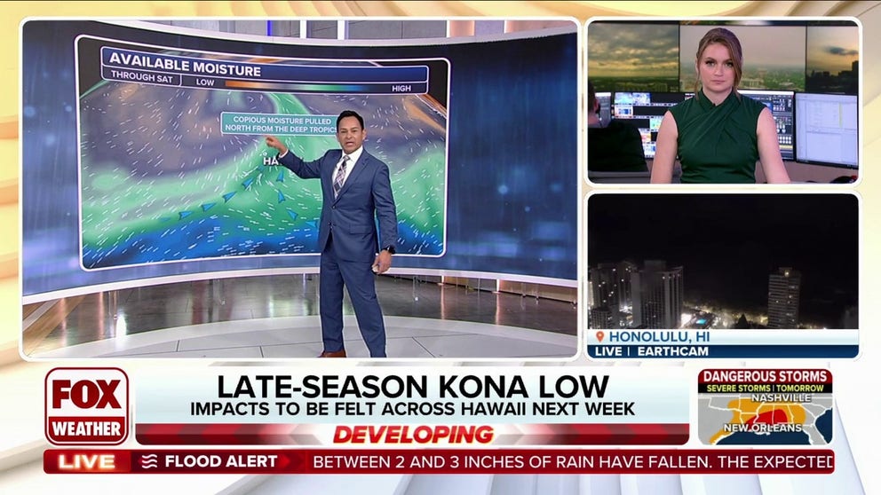 Flood watches remain in effect for Hawaii as Kona Low soaks islands ...
