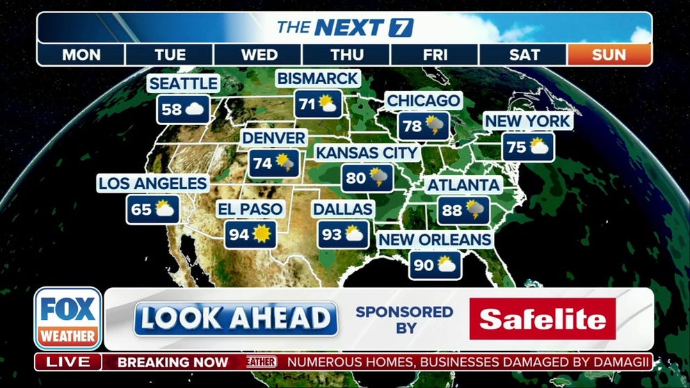 Safelite look ahead forecast | Latest Weather Clips | FOX Weather
