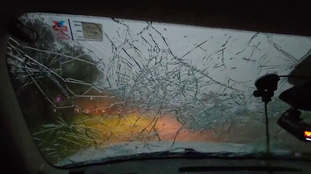 Watch Video Shows Baseball size Hail Shattering Windshield In Colorado Watch Video Shows Baseball size Hail Shattering Windshield In Colorado