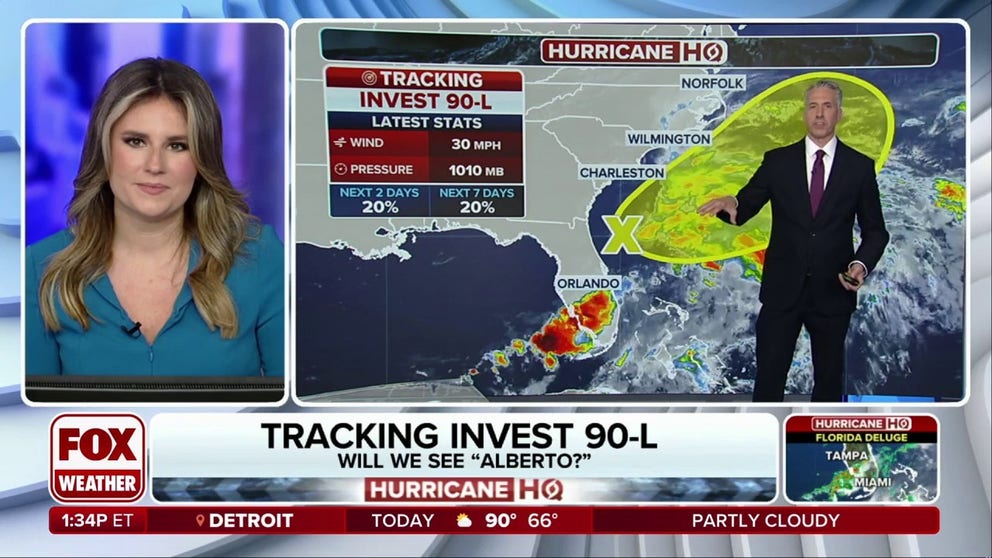 Tracking Invest 90L: When will we see Alberto? | Latest Weather Clips ...