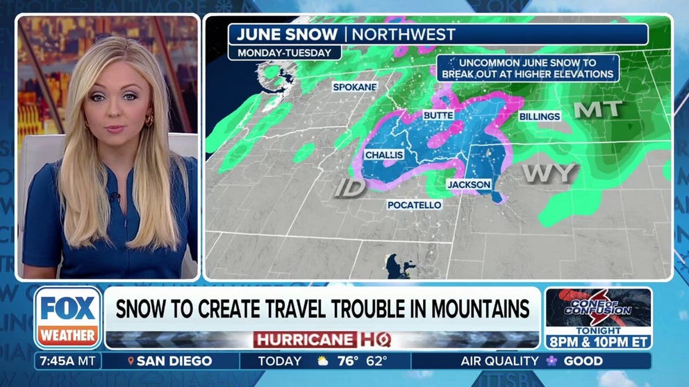 Rare June Winter Storm Watches posted for the Montana mountains ...