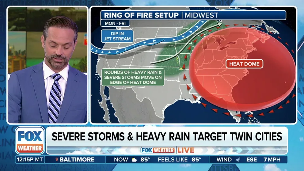 'Ring of Fire' weather pattern to bring flooding rain, severe weather ...