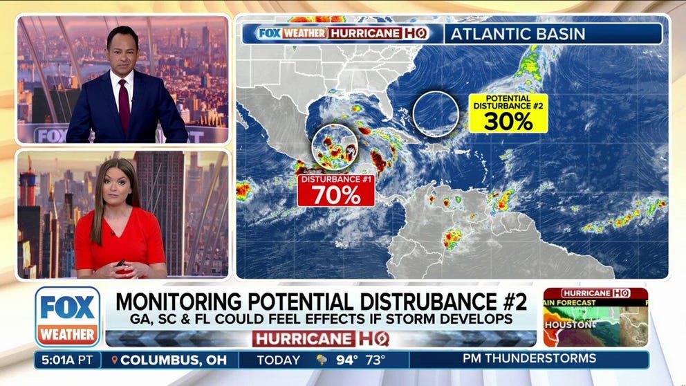 Forecasters keeping their eyes on tropical disturbances in Gulf of ...