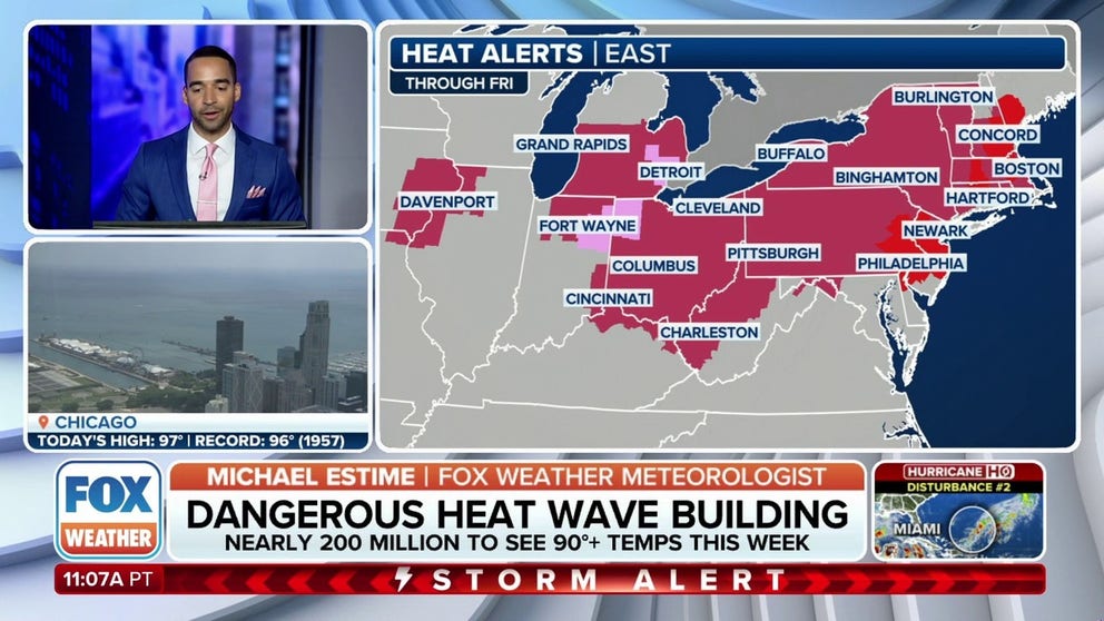 Record-breaking heat wave sizzling millions from Ohio Valley to ...
