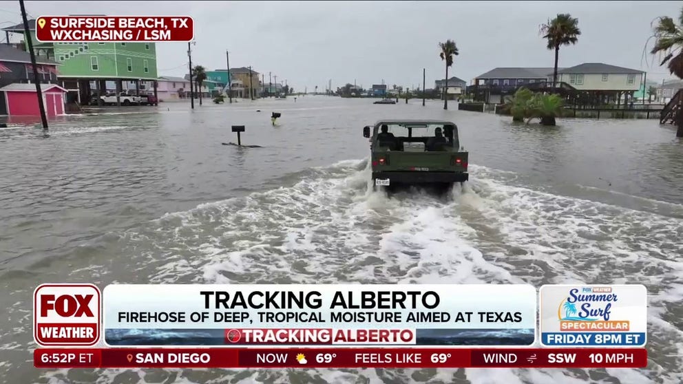 Alberto inundates Brazoria County, Texas | Latest Weather Clips | FOX ...
