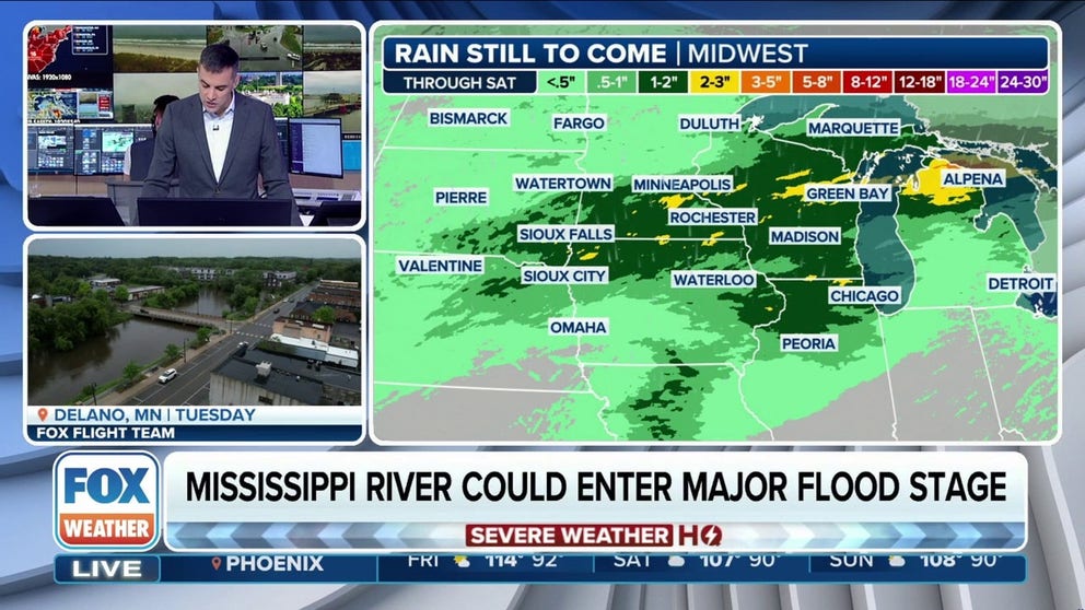 Rounds of thunderstorms to continue to impact Midwest into weekend ...